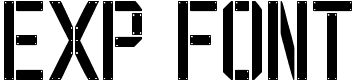 EXP Font Font | View